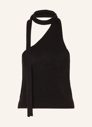 by Aylin Koenig By Aylin Koenig Stricktop Polly Aus Merinowolle schwarz