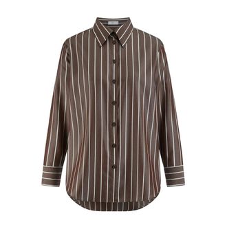 Riani Femme, Blouses et Chemises, Brun, Taille: 42 FR Chemises