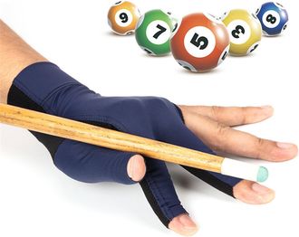 Generico Billardhandschuhe, Finger mit offenem Finger der Billiardhandschuhe, M&auml;nner Frauen tragen Billardhandschuhe links oder rechts, Zubeh&ouml;r f&uuml;r rutschfeste