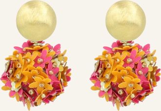 Lott. Gioielli Lott.Gioielli Ohrhänger Daisy Sequin Flower Globe M Sunset By Glambou gold