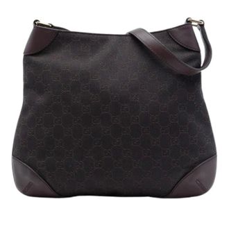 Gucci Sac bandouli&egrave;re Pre-owned en denim - Femme - Pre-owned - Brun - Taille: ONE Size