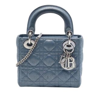 Dior Pre-owned Lady Dior Handtasche - - Pre-owned - Damen - Blau - ONE SIZE