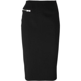 Victoria Beckham Zip Detail Pencil Skirt Size S