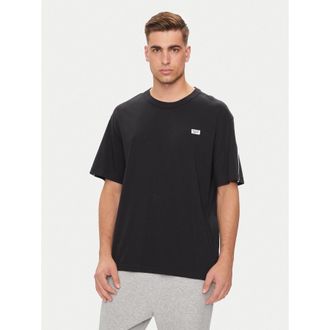 Reebok T-Shirt Cl Court Sport Ss Tape Tee 100202807 Schwarz Regular Fit