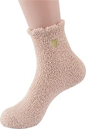 Generic Chaussettes Femme Chaussettes Chaudes Femme Chaussettes Thermiques Femme De Classique Bross&eacute;es &Eacute;paisses Unies Pour Ski Sommeil Ou Usage Domestique En 
