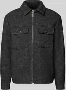 Tom Tailor Regular Fit Hemdjacke mit Woll-Anteil