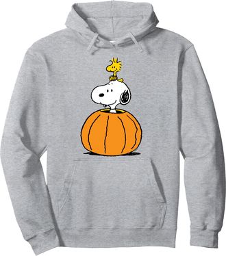 Peanuts Snoopy Woodstock K&uuml;rbis Pullover Hoodie