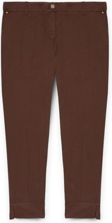Fiorella Rubino Femme, Pantalons, Brun, Taille: 50 FR Pantalon mod&egrave;le New York