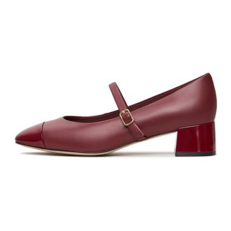 Cesare Gaspari Elegante Mary Jane Heels Briar - Rot - - Shoes - Damen - Rot - 39 EU
