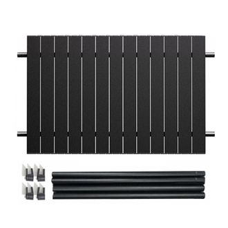 Generico Klappbarer Campingtisch, Reisetisch, kompakter Schreibtisch, tragbare Metalloberfl&auml;che, zusammenklappbar, langlebig, leicht, f&uuml;r Camping, BBQ, Picknic