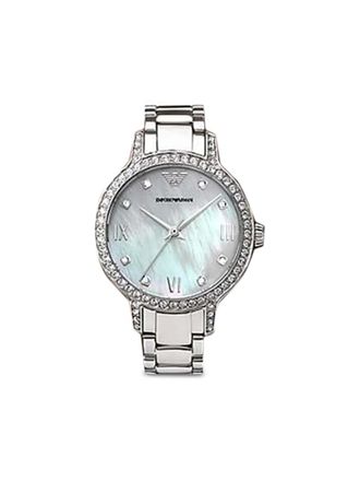 Emporio Armani montre Crystal 36 mm - Argent