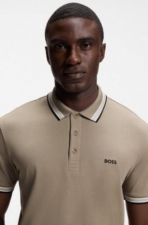 HUGO BOSS Poloshirt Paddy mit kontrastfarbenen Streifen am Kragen
