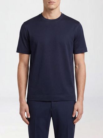 Ermenegildo Zegna T-shirt &agrave; col rond &agrave; manches courtes en pur coton