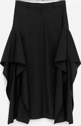 Arket Eleganter R&uuml;schenrock -Schwarz