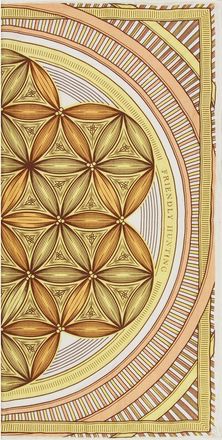 Friendly Hunting Friendly Hunting Seidentuch Flower Of Life gelb