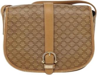 Celine Pre-owned Vintage macadam shoulder bag - Femme - Pre-owned - Beige - Taille: ONE Size