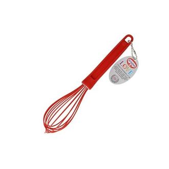 Dr. Oetker Flexxible Love Fouet en Silicone Fouet à Neige Aide culinaire 25 cm, Rouge 9