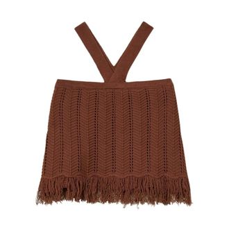 Twinset Femme, Tops, Brun, Taille: 34 FR Twin-set Top