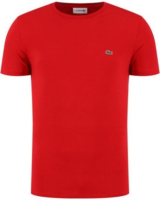 Lacoste T-Shirt TH6709 Rot Regular Fit