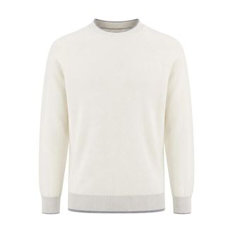 Eleventy Rundhals-Pullover - - Knitwear - Herren - Beige - S