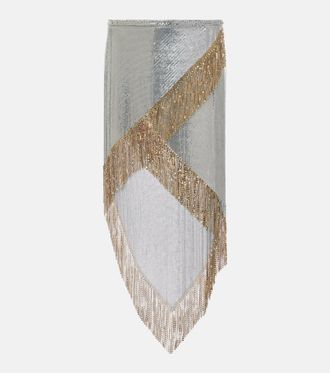 Paco Rabanne Midirock aus Metall-Mesh