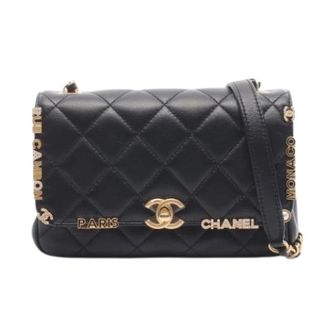 Chanel Sac bandouli&egrave;re vintage Pre-owned - Femme - Pre-owned - Noir - Taille: ONE Size