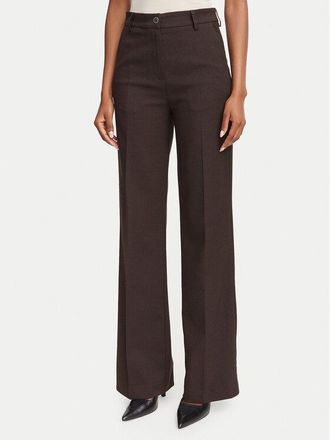 Morgan Stoffhose 262-PCHOC.F Dunkelbraun Straight Fit