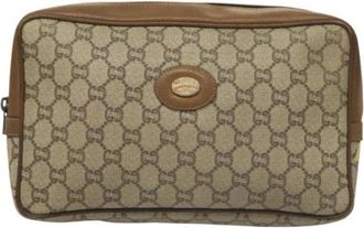 Gucci Pre-owned Cuir pochettes-minaudieres - Femme - Pre-owned - Beige - Taille: ONE Size