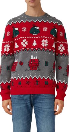 s.Oliver Christmas Sweater mit Snoopy-Motiven