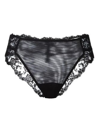 La Perla culotte Floral Vibes - Noir