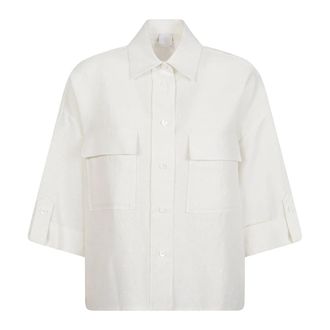 Eleventy Hemd mit Pattentaschen - - Blouses & Shirts - Damen - Beige - M