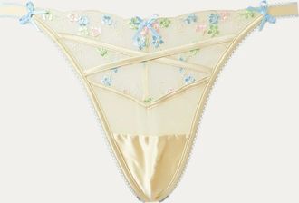 Lounge Solene String - Gelb - XXL