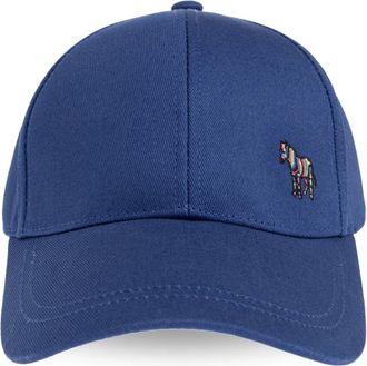 Paul Smith Homme, Accessoires, Bleu, Taille: ONE Size Zebra Logo Baseball Cap