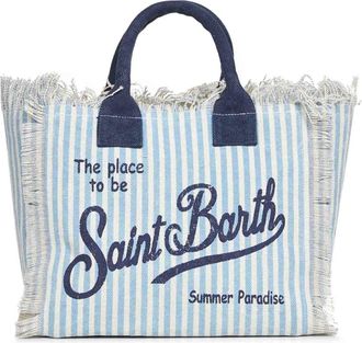 MC2 Saint Barth Femme, Sacs, Bleu, Taille: ONE Size Tote Bag