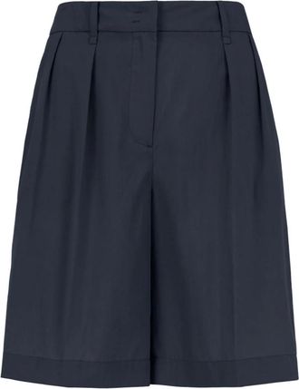 Bomboogie Femme, Shorts, Bleu, Taille: 36 FR Fluid Lyocell Bermuda Shorts