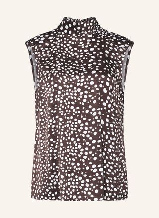 HUGO BOSS Blusentop Beseiti Aus Satin Mit Schluppe braun