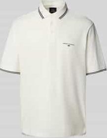 A|X Armani Exchange Poloshirt mit Label-Print