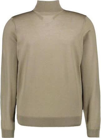 HUGO BOSS Herren Pullover beige unifarben