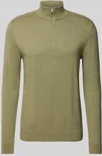 Selected Regular Fit Troyer aus reiner Baumwolle Modell BERG