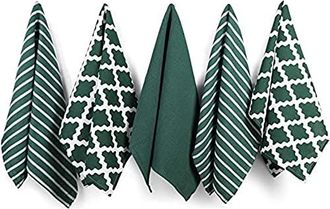 Penguin Home Premium Geschirrtuch aus 100% Reiner Baumwolle für die Küche, Set mit 5 Küchentüchern, weiche und langlebige Küchentücher, Handtuch-Set, maschinenwasc
