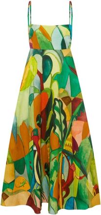 Alemais Femme, Robes, Multicolore, Taille: 38 FR Robe Midi &Eacute;t&eacute;