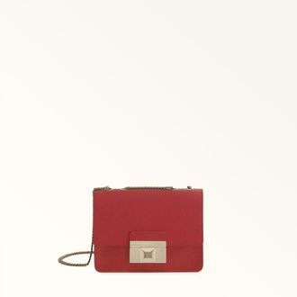 Furla Venere Umh&auml;ngetasche Mini Lacca Rot Andromeda Kalbsleder Damen