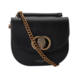 Kurt Geiger Schwarze Chelsea Saddle Tasche - - Bags - Damen - Schwarzk - ONE SIZE