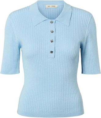 Rue de Femme RUE de Femme, Femme, Tops, Bleu, Taille: 40 FR Polo Chemises