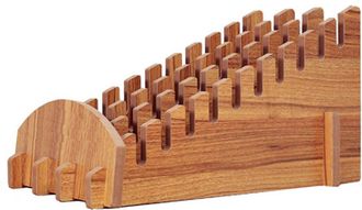 Generic Fliesenst&auml;nder, Bodenstehende Zweireihige Lagerung for 20 Fliesen, for Den Einzelhandel, for Ausstellungsr&auml;ume Von Gesch&auml;ften, Platzsparend(Wood Color