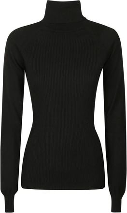 Moncler Femme, Pulls, Noir, Taille: 42 FR Pull Col Roul&eacute; en Laine