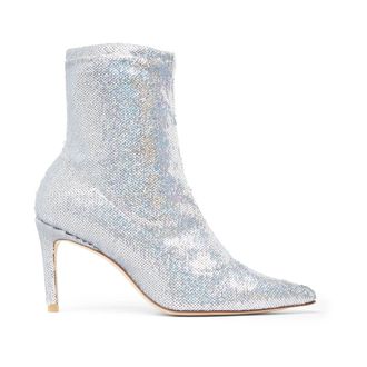 Stuart Weitzman Sequin Stretch Bootie - - Shoes - Damen - Blau - 36 1/2 EU