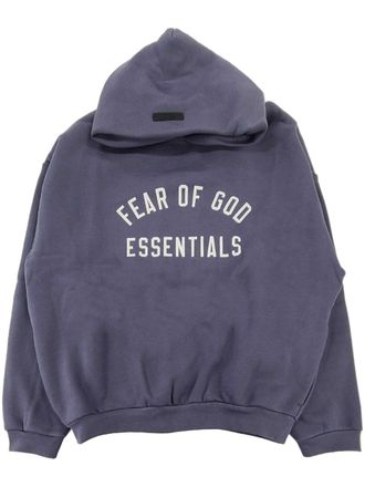 Fear of God hoodie à logo imprimé - Bleu