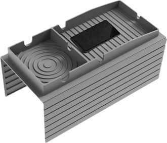 Generic Getränkehalter für Sofa - TV-Tablett mit Aufbewahrungsbox | Tisch aus Silikon, Anti-Spil für das Bett, für die Organisation zu Hause, Wohnzimmer, Auße