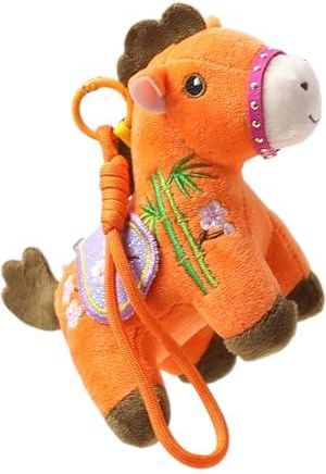 Generico Pendentif pour sac de cheval, souvenir cousu manuellement, de cheval pour 2026 - Pour famille, coll&egrave;gues, anniversaire, f&ecirc;te, maison, voyage, nouvel a